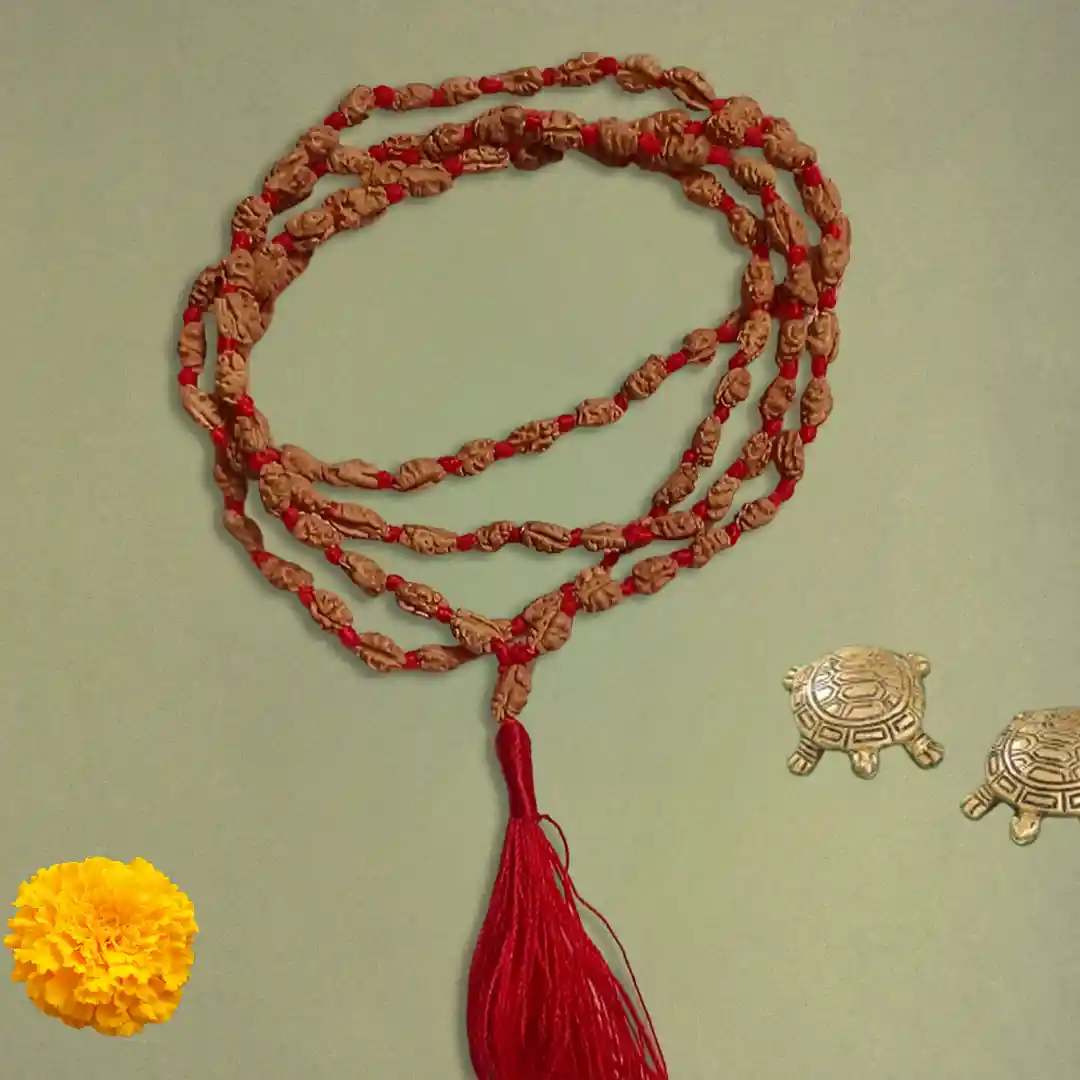 1 Mukhi Rudraksha Mala In Thread | Authentic X-Ray Certified
