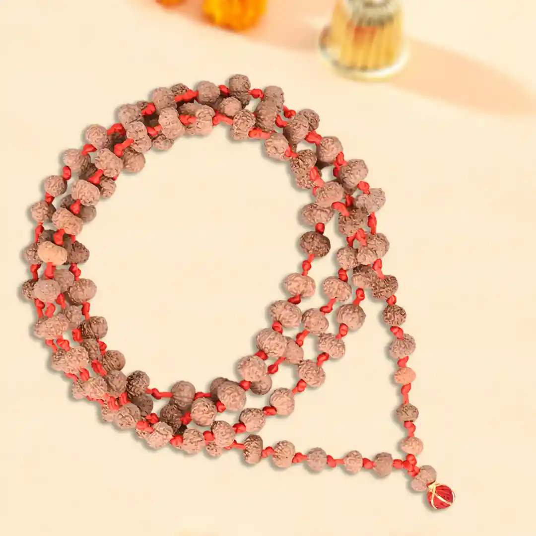 12 Mukhi Rudraksha Mala In Thread | Certified For Leadership & Confidence